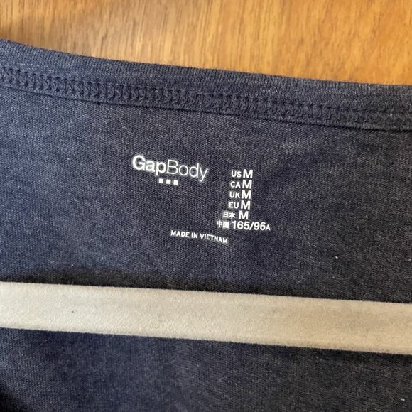 GAP Body | Tops | Gap Body Navy Blue Almost The Weekend Tshirt Med ...